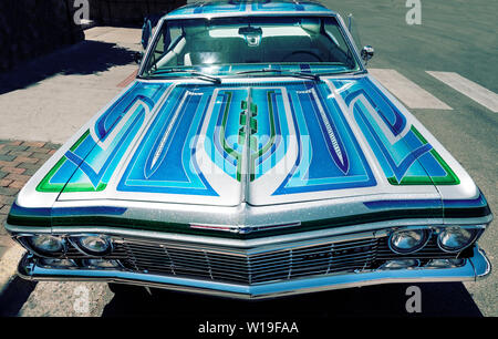 1965 Chevrolet Impala Low Rider custom car in Santa Fe New Mexico USA ...