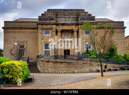 Burnley Central Library, Burnley, Lancashire, England, UK Stock Photo ...