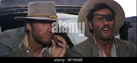 Rome. Italy. Eli Wallach and Clint Eastwood in a scene in ©United ...