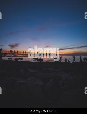 Edgewater Park Pier Cleveland Ohio Stock Photo - Alamy