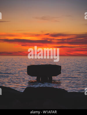 Edgewater Park Pier Cleveland Ohio Stock Photo - Alamy