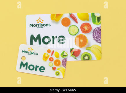 Morrisons more loyalty card Stock Photo - Alamy