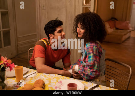 POSE, from left: Indya Moore, Angel Bismark Curiel, Jace Moses, 'Series ...