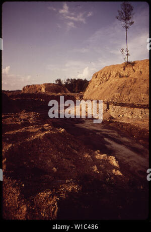 DEVASTATED AREA-SITE OF A STRIP MINE NEAR ROUTE 269 Stock Photo - Alamy