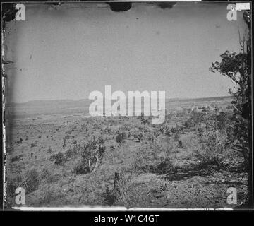 Distant view of Fort Wingate, New Mexico 1873 Stock Photo - Alamy