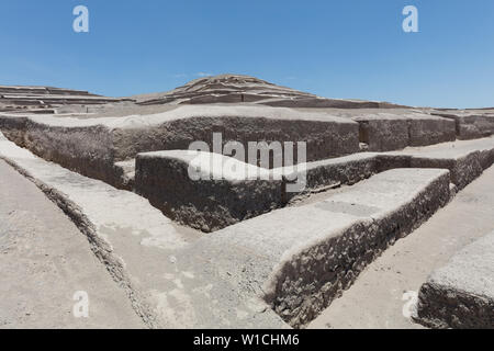 Nazca Pyramid at Cahuachi Archaeological Site in Peru's Nazca Desert ...