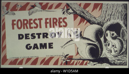 Forest Fires Destroy Game Stock Photo - Alamy