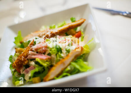 Dietic Caesar salad - light and healthy food Stock Photo - Alamy