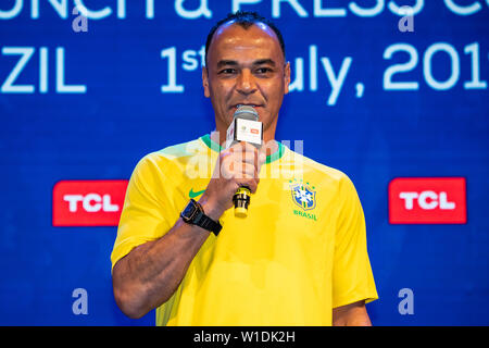 Former Brazilian football player Marcos Evangelista de Morais, known as ...