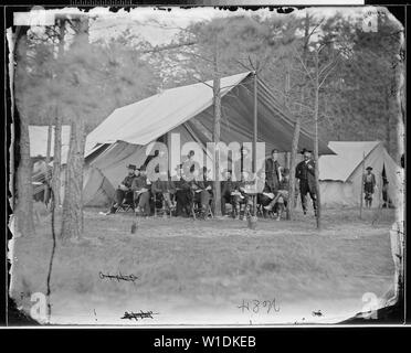 Gen. Ulysses S. Grant and staff of fourteen, recognized -- Gen. John G ...