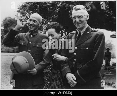 Lieutenant General Joseph Stilwell, Madame Chiang Kia-Shek and the ...