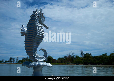 Miri, Sarawak, Malaysia: The Seahorse Sculpture at Miri Waterfront in ...