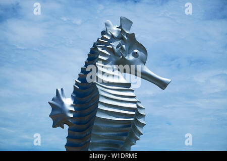 Miri, Sarawak, Malaysia: The Seahorse Sculpture at Miri Waterfront in ...