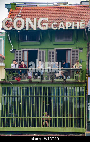 Cong Cafe , Hanoi Vietnam Stock Photo - Alamy
