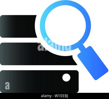 Datacenter, HDD, hard disk drive webhosting icon, symbol. Archive ...