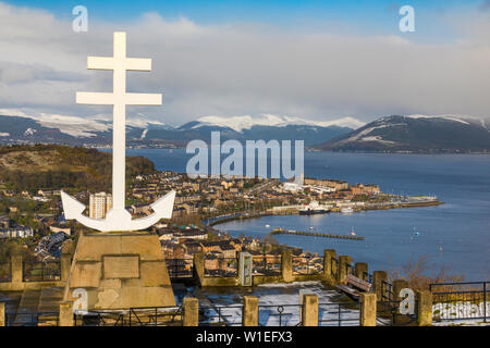 The French Memorial - Lyle Hill, Greenock Stock Photo - Alamy