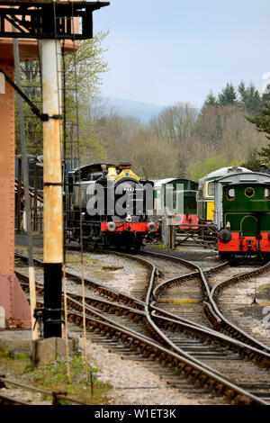 GWR Class 9400 pannier tank No 9466 at Buckfastleigh during the South ...