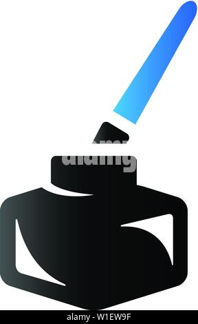 duo color paper business document with medal sign vector illustration ...