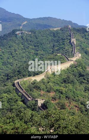 huge chinese wall near bejing in china Stock Photo - Alamy