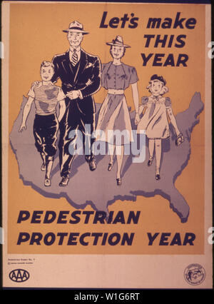 Let's make this year pedestrian protection year Stock Photo - Alamy