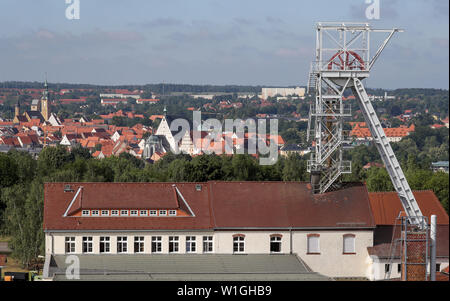 Reiche colliery shaft Stock Photo - Alamy