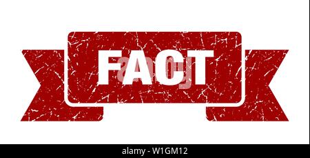 fact grunge ribbon. fact sign. fact banner Stock Vector Image & Art - Alamy