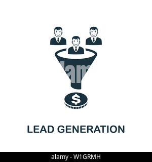 Lead Conversion icon symbol. Creative sign from crm icons collection ...