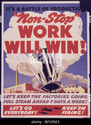 Non-Stop Work will Win Stock Photo - Alamy