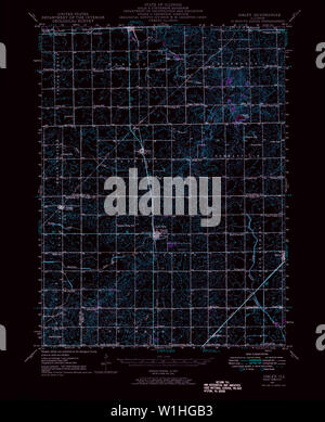 Sibley, Illinois, map 1947, 1:62500, United States of America by ...