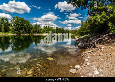 Spokane River Near Post Falls, Idaho Stock Photo - Alamy