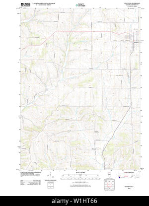 USGS TOPO Map Illinois IL Greenfield 309525 1932 62500 Restoration ...