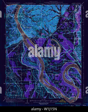 Thebes, Illinois, map 1934, 1:62500, United States of America by ...