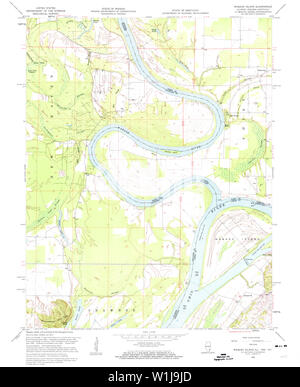Map of Wabash in Illinois Stock Photo - Alamy