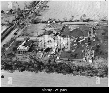 Tornado damage. Scottsbluff, Nebraska; Scope and content: Aerial and ...