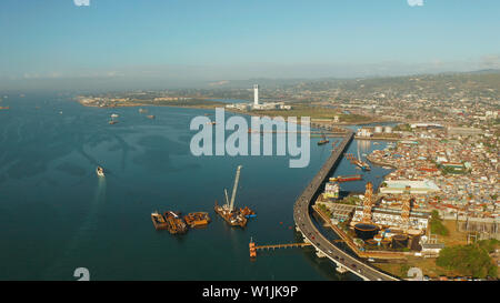 Cargo Ships In Cebu City, Philippines Stock Photo - Alamy