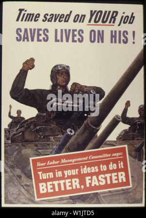 TIME SAVED ON YOUR JOB SAVES LIVES ON HIS Stock Photo - Alamy