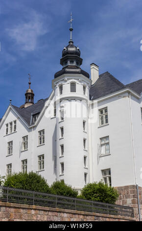 Germany, Schleswig-Holstein, Plön, historical water tower Stock Photo ...