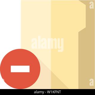 Remove document white flat icons on color rounded square backgrounds ...