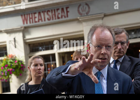 Chief Coroner Mark Lucraft QC outside the Wheatsheaf where a member of ...