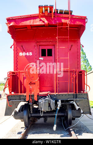 Paducah, Kentucky, USA. An Illinois Central steam locomotive, #1518, a ...