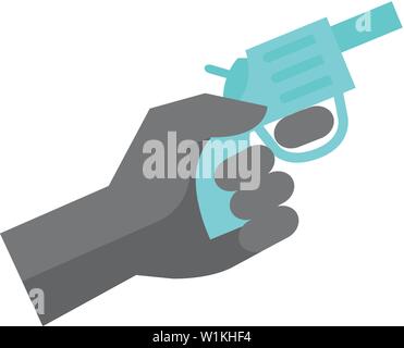 Starting gun icon in single color. Sport sign start athletic sprint ...