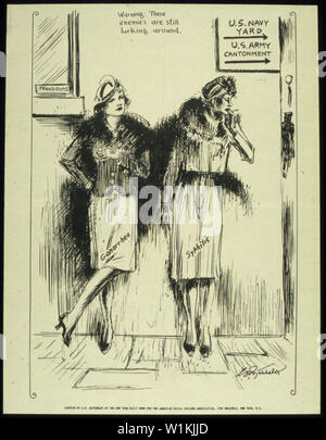 WARNING - THESE ENEMIES ARE STILL LURKING AROUND Stock Photo - Alamy