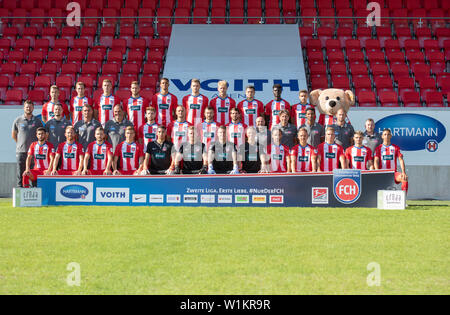 02 July 2019, Baden-Wuerttemberg, Heidenheim: Soccer: 2nd Bundesliga ...