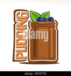 Vector logo for Pudding Stock Vector Image & Art - Alamy