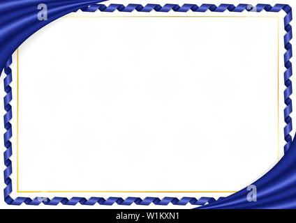 Border made with European Union national colors. Template elements for ...