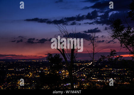 From dusk till dawn night Stock Photo - Alamy