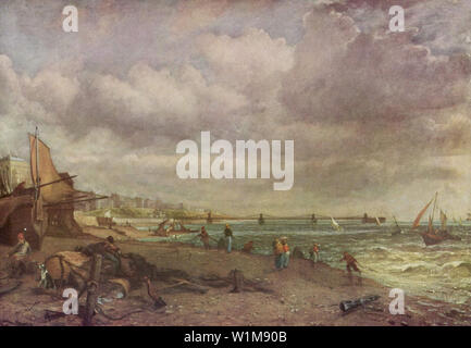 John Constable - Marine Parade Old Chain Pier 1827 Stock Photo - Alamy