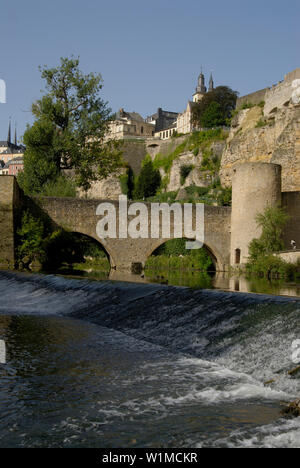 Bridge over the Alzette in Luxembourg (City Stock Photo - Alamy