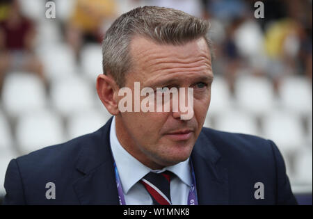 AIDY BOOTHROYD, ENGLAND U21 MANAGER, 2019 Stock Photo - Alamy
