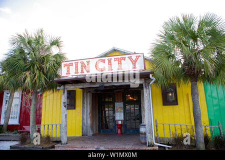 Naples Florida Tin City Shopping district for tourists Stock Photo - Alamy